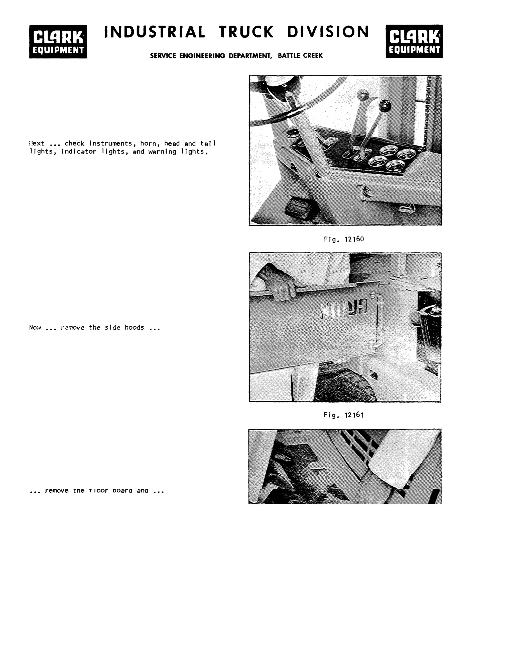 Clark c500 30 55 forklift service repair manual | PDF