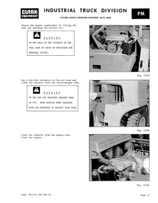 Clark c500 30 55 forklift service repair manual | PDF