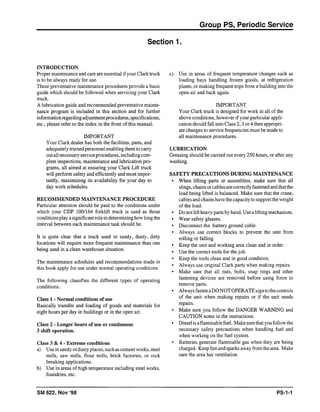 Clark cdp 164 forklift service repair manual | PDF