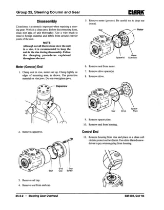 Clark cdp 20 30 forklift service repair manual | PDF