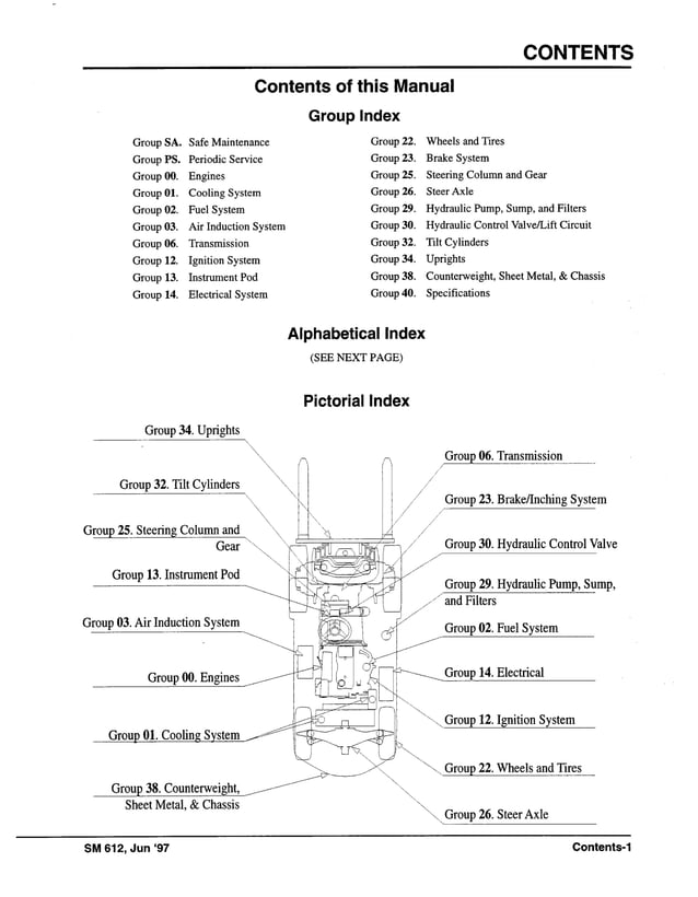 Clark cgc 40 forklift service repair manual | PDF