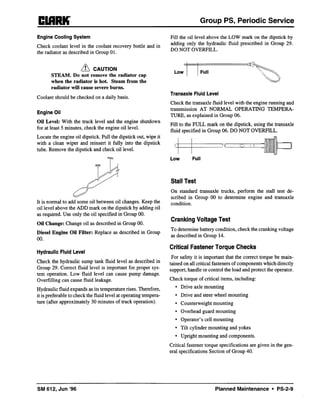 Clark cgc 70 forklift service repair manual | PDF