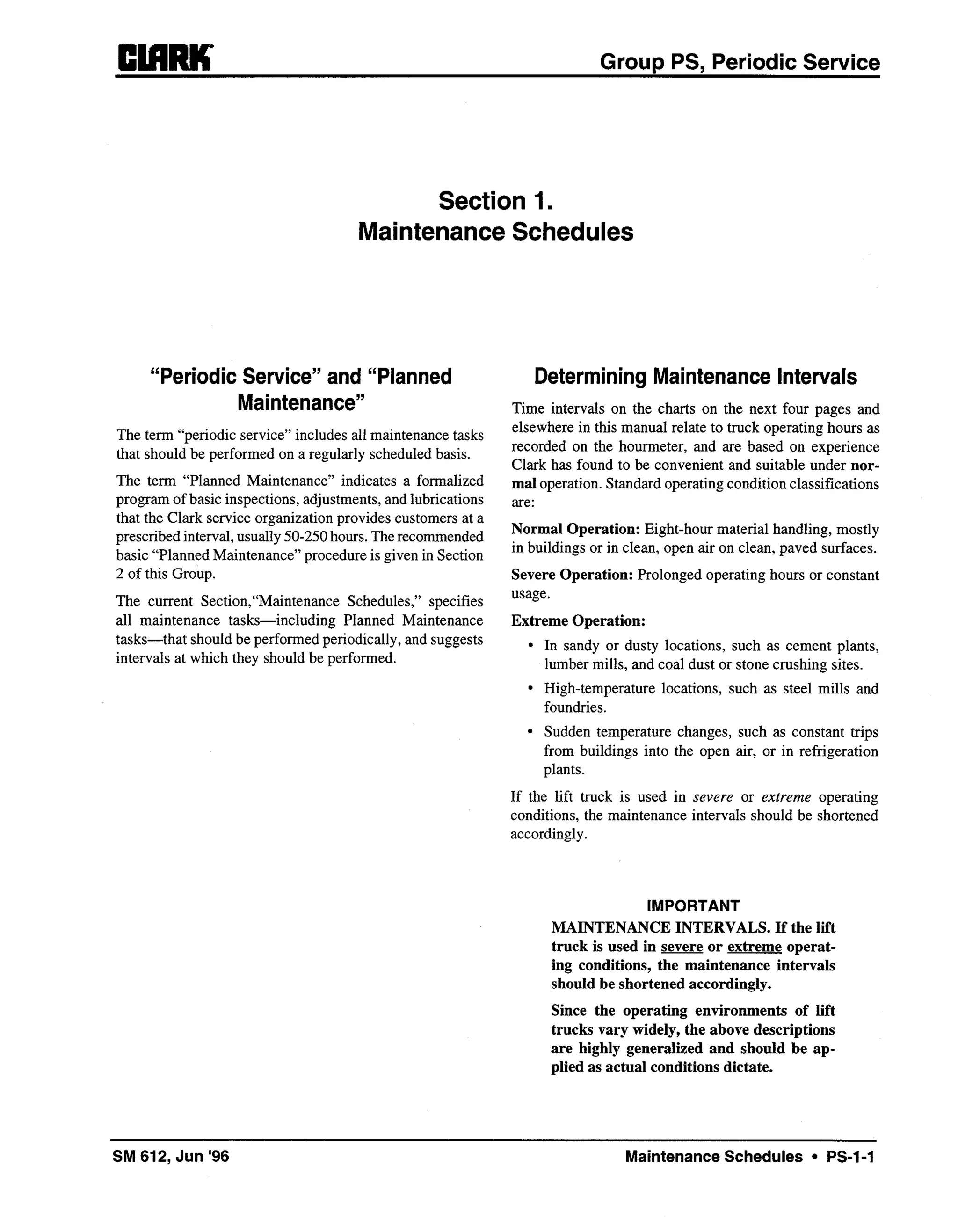 Clark cgc 70 forklift service repair manual | PDF