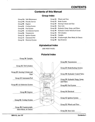 Clark cgc 70 forklift service repair manual | PDF