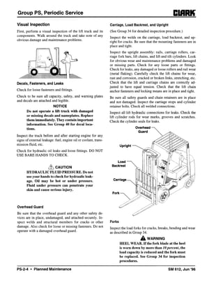 Clark CGP 70 Forklift Service Repair Manual.pdf