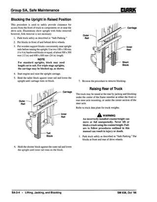 Clark cmp30 forklift service repair manual | PDF