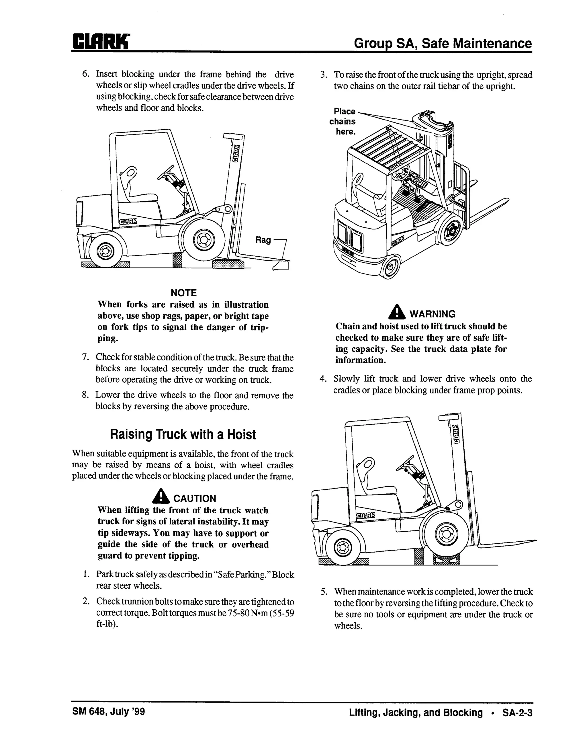 Clark cmp 40 forklift service repair manual | PDF
