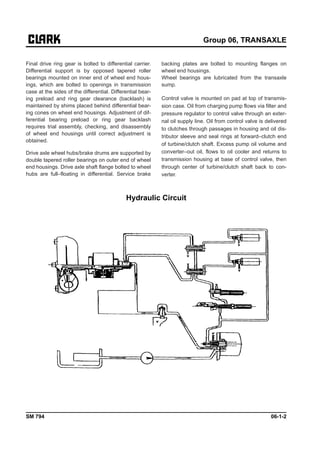 Clark cq202530 l forklift service repair manual | PDF