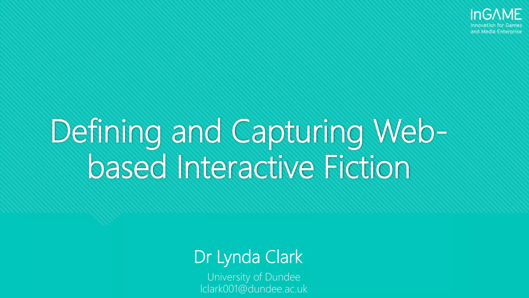 WAPWG Clark defining capturing_web-based_if | PPTX | Web Development ...