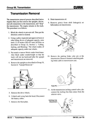 Clark dpx 30 forklift service repair manual | PDF