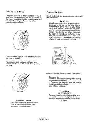 Clark e357 forklift service repair manual | PDF
