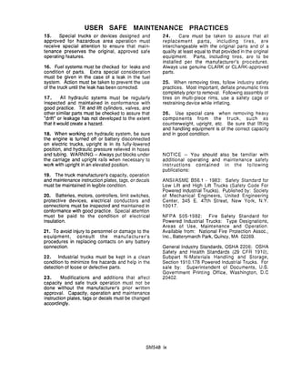 Clark e357 forklift service repair manual | PDF