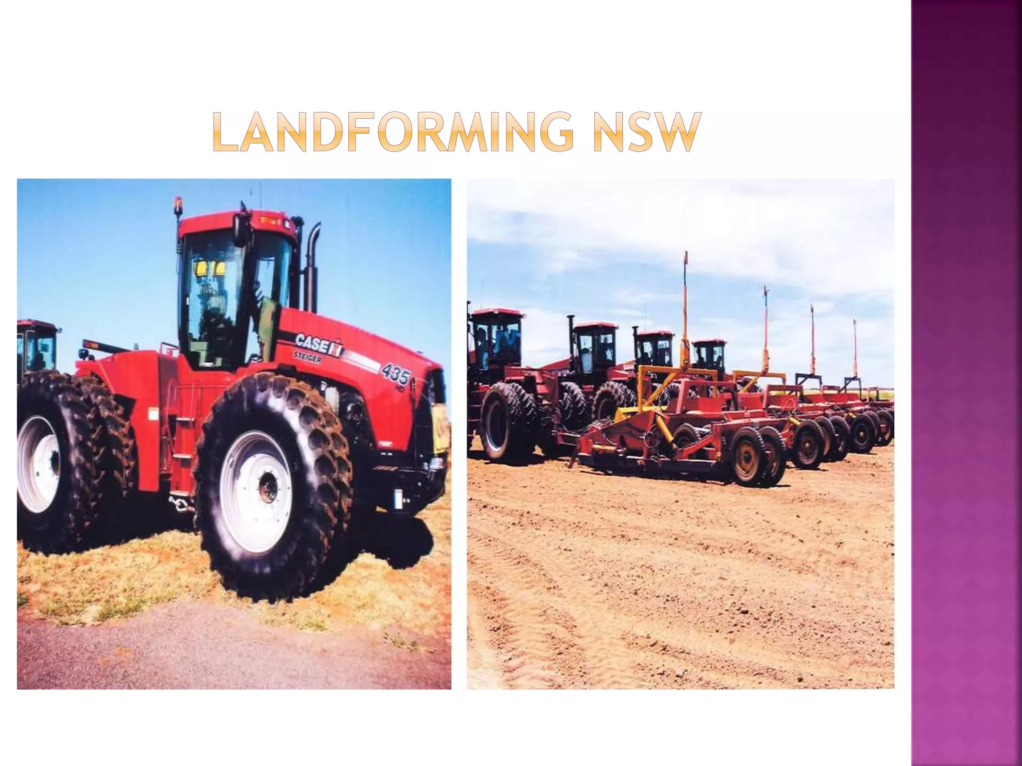 Landforming NSW | PPTX