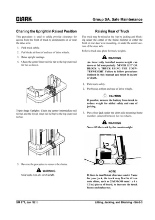 Clark ecg20 30 x forklift service repair manual | PDF
