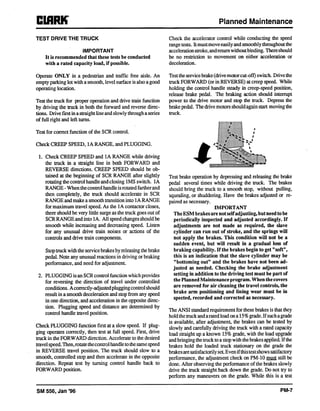 Clark esm 12 25 forklift service repair manual | PDF