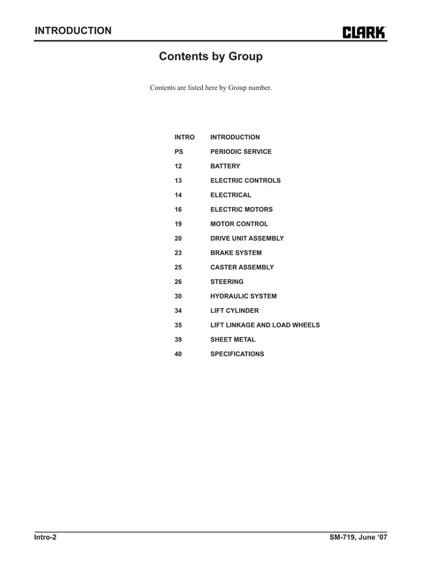 Clark ewp45 forklift service repair manual | PDF | Weightlifting | Sports