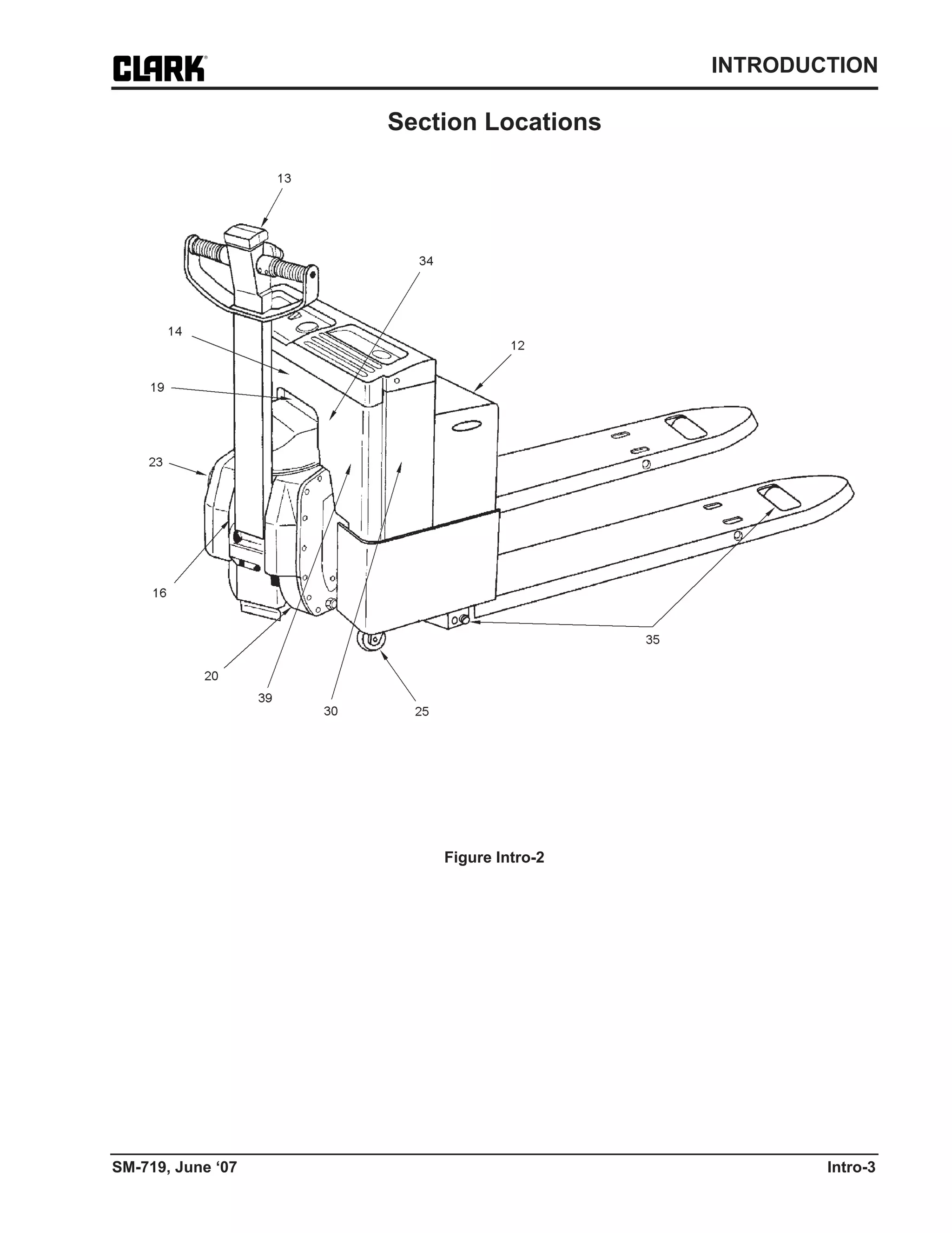 Clark ewp45 forklift service repair manual | PDF