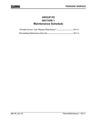 Clark ewp45 forklift service repair manual | PDF