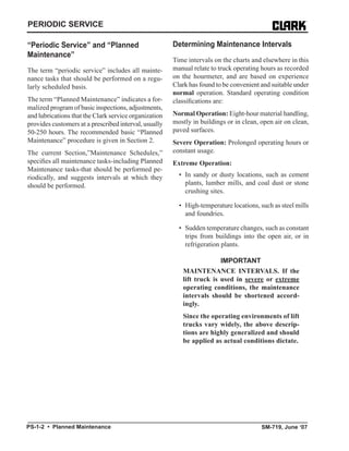 Clark ewp45 forklift service repair manual | PDF