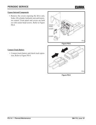 Clark ewp45 forklift service repair manual | PDF