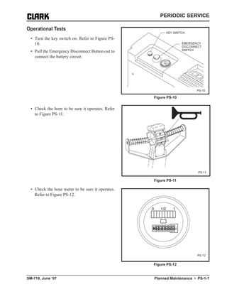 Clark ewp45 forklift service repair manual | PDF