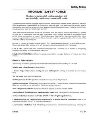 Clark ewp45 forklift service repair manual | PDF