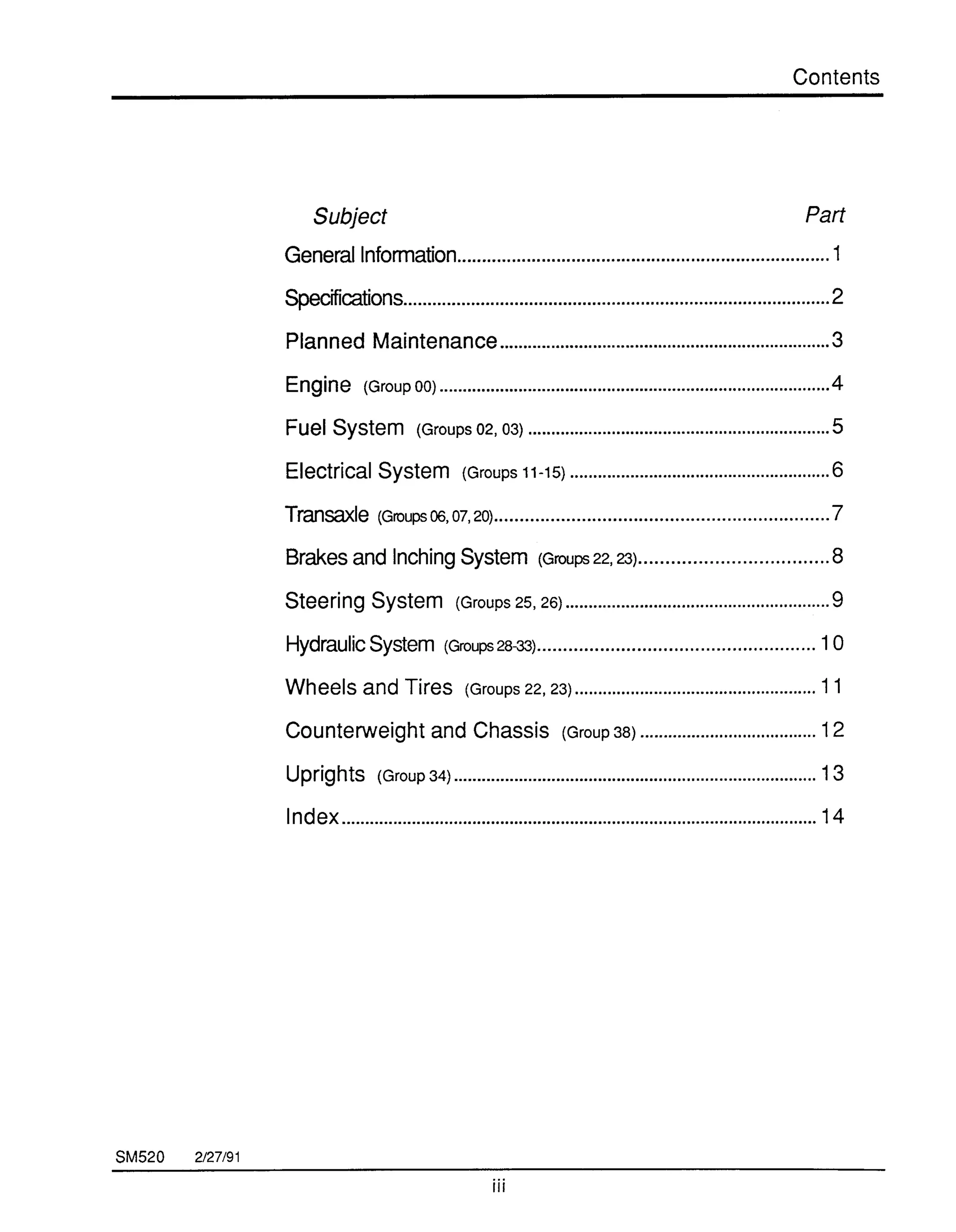 Clark gcs standard forklift service repair manual | PDF