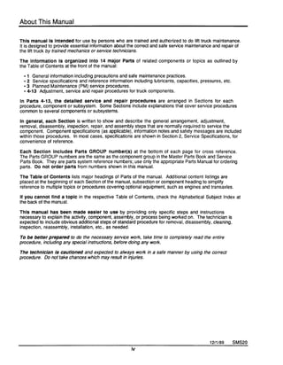 Clark gcs standard forklift service repair manual | PDF