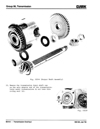 Clark gpx 30 forklift service repair manual | PDF