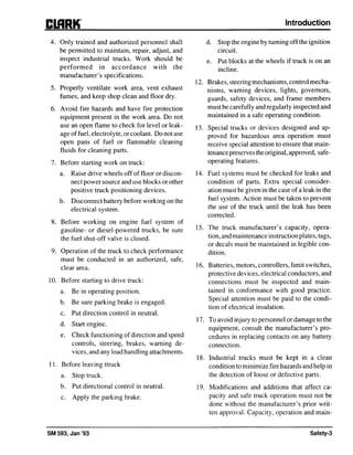 Clark gpx 30 forklift service repair manual | PDF