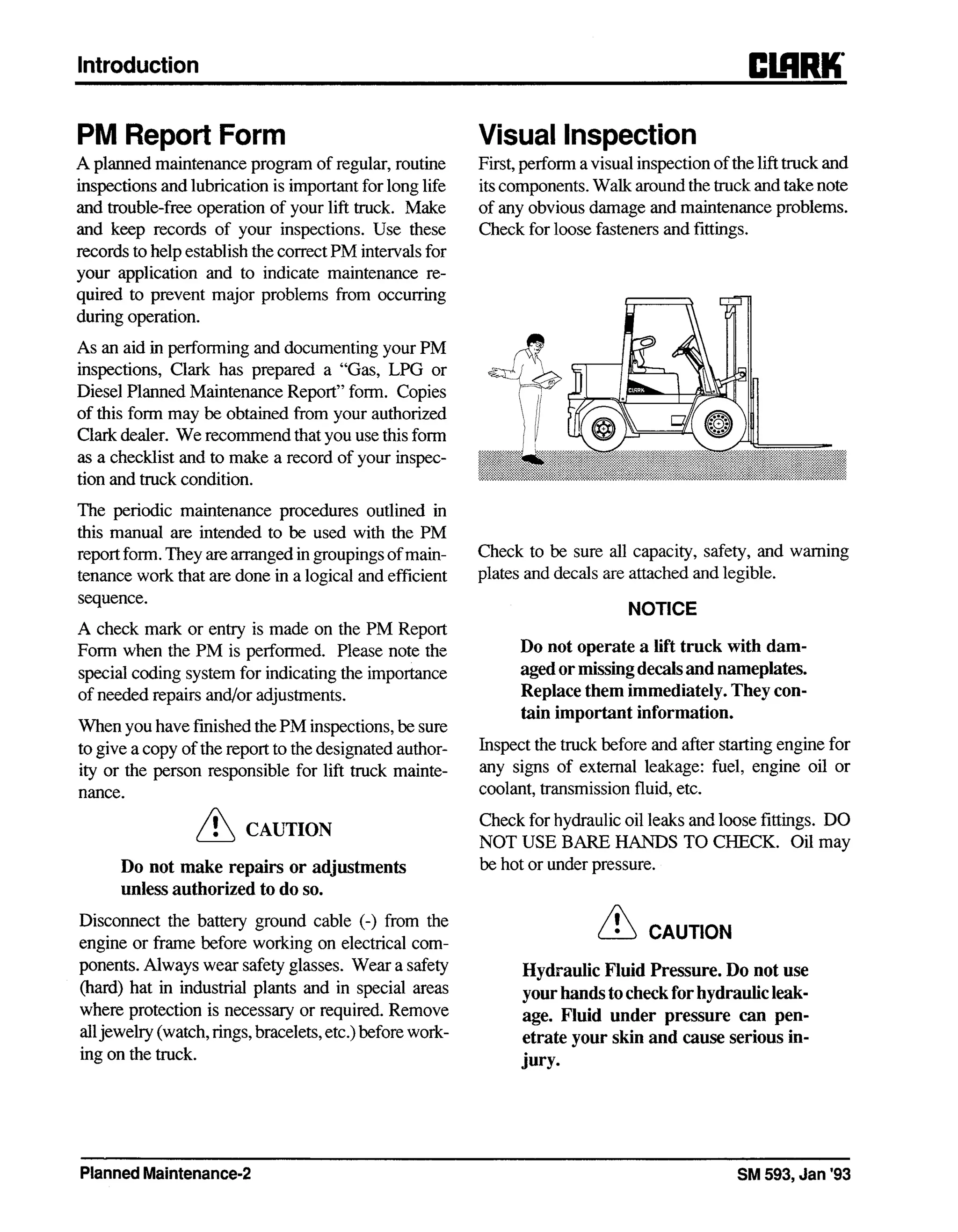 Clark gpx 35 forklift service repair manual | PDF
