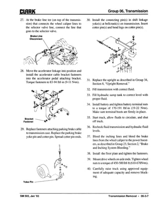Clark gpx 55 forklift service repair manual | PDF