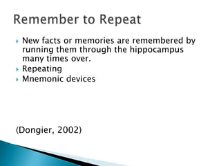 Clark Higgins Remember To Repeat | PPT