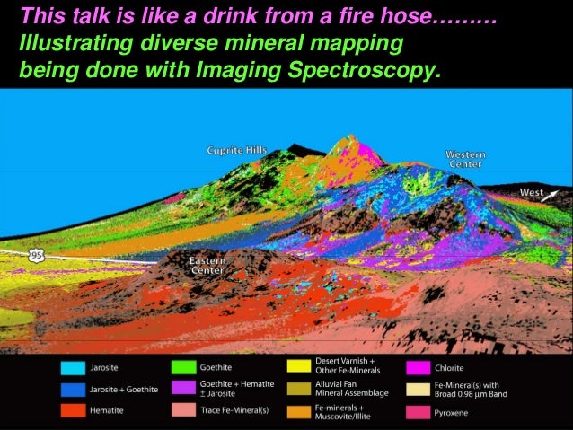 Mineral mapping and applications of imaging spectroscopy