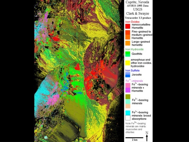 Mineral mapping and applications of imaging spectroscopy
