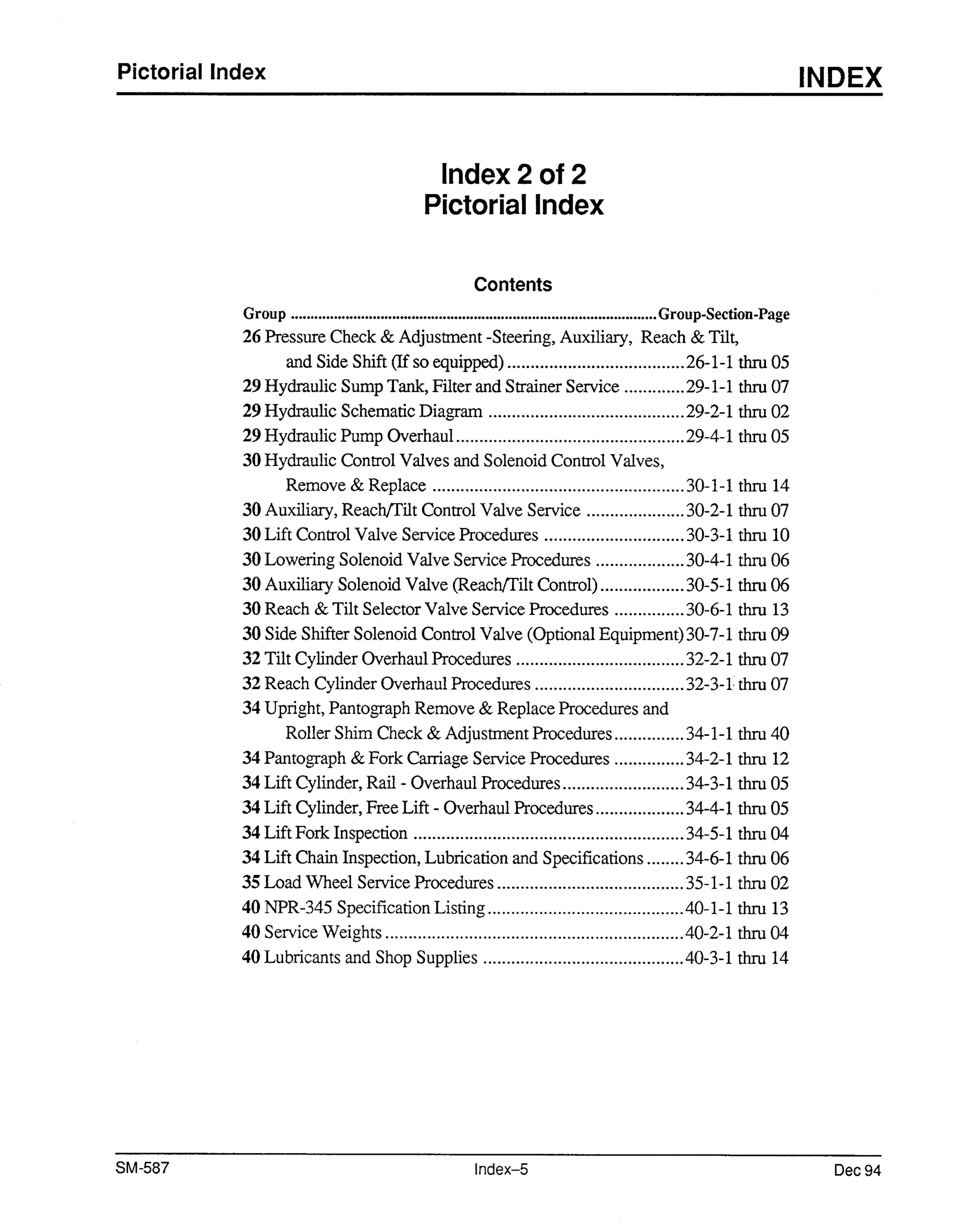 Clark npr 17 forklift service repair manual | PDF