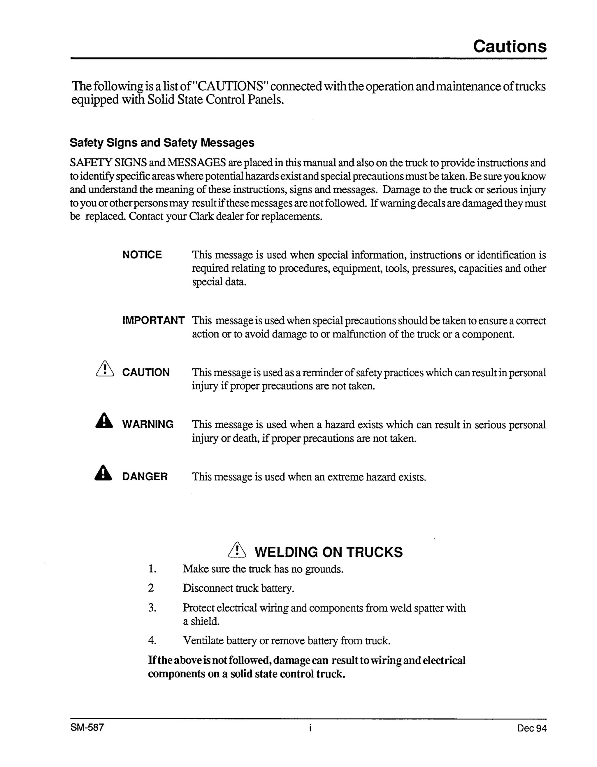 Clark npr 17 forklift service repair manual | PDF