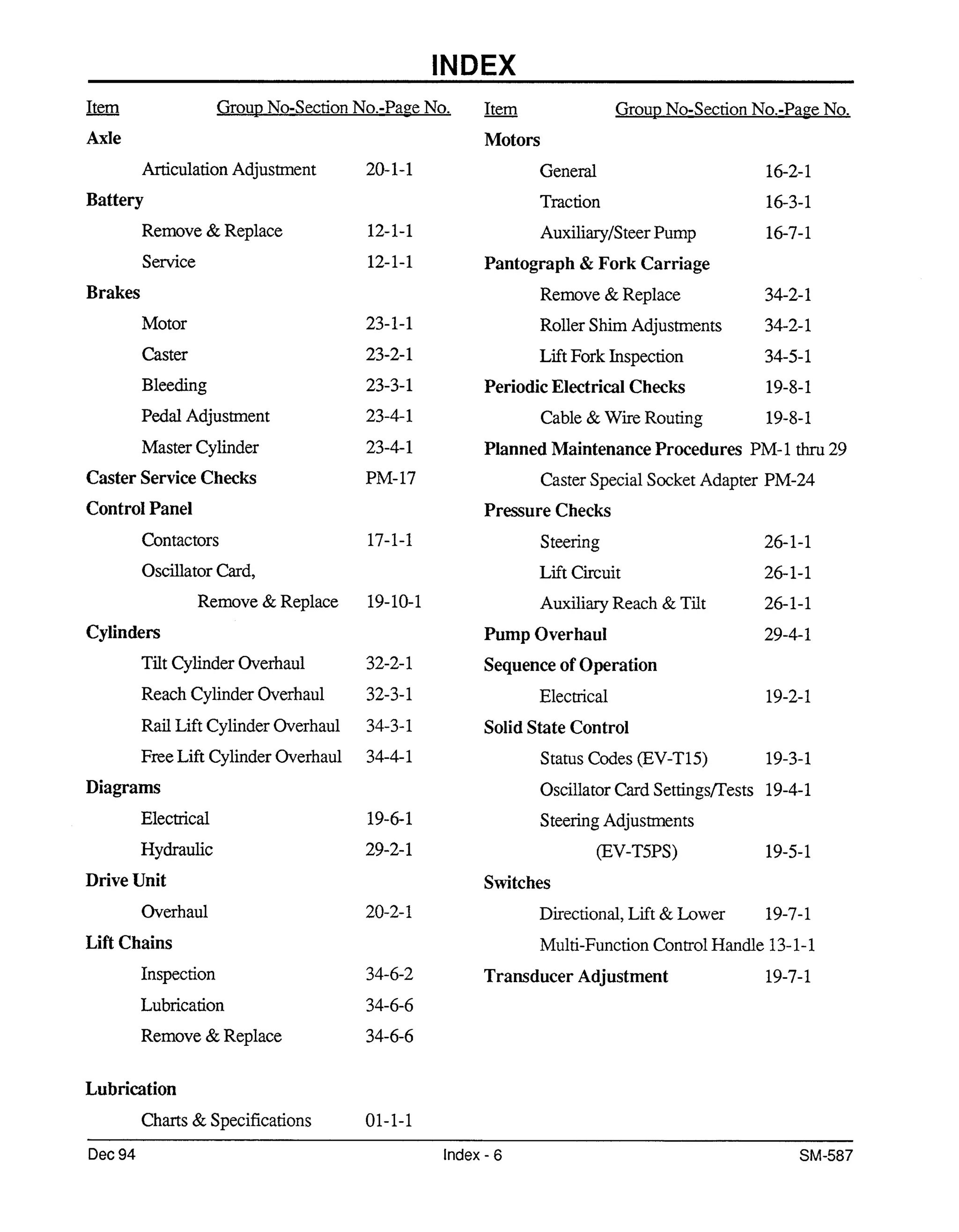 Clark npr 17 forklift service repair manual | PDF