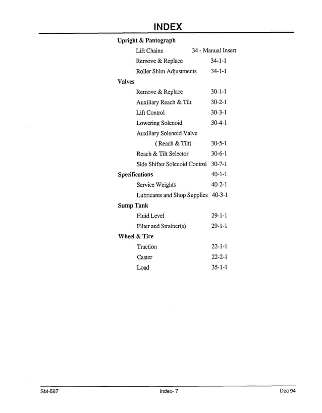 Clark npr 17 forklift service repair manual | PDF