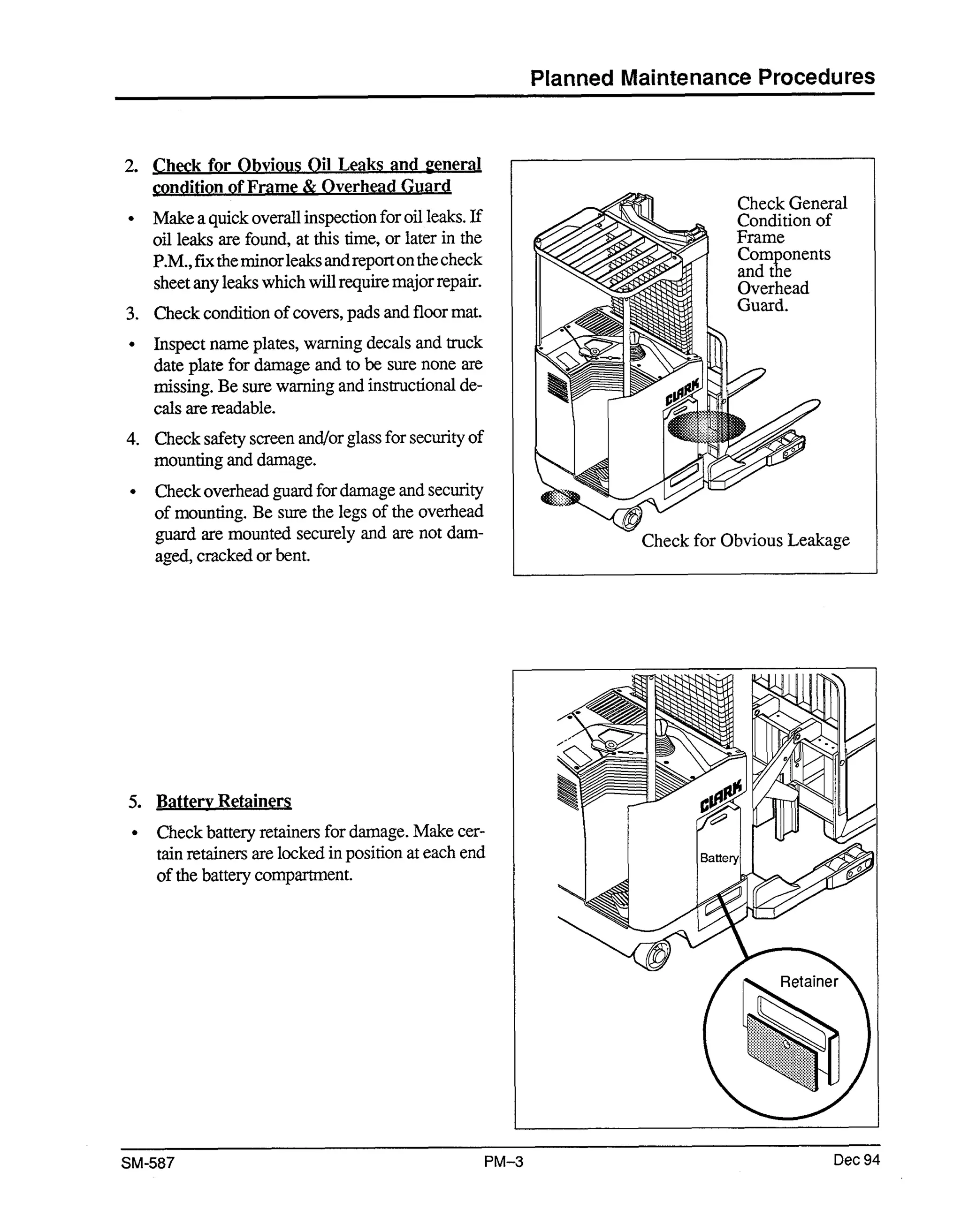 Clark npr 20 forklift service repair manual | PDF