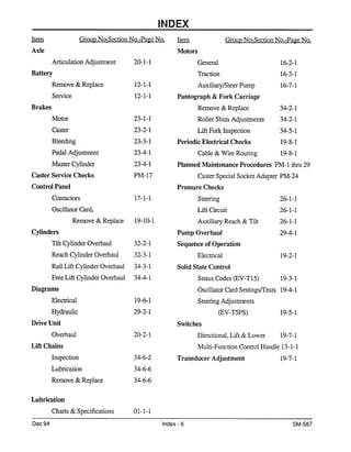Clark npr 20 forklift service repair manual | PDF