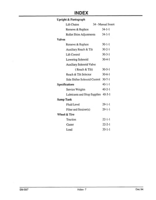 Clark npr 20 forklift service repair manual | PDF