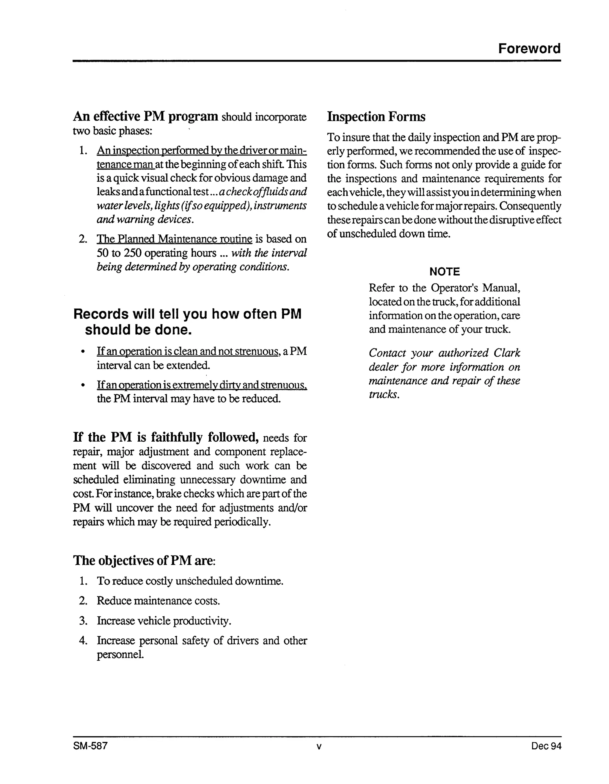 Clark npr 20 forklift service repair manual | PDF