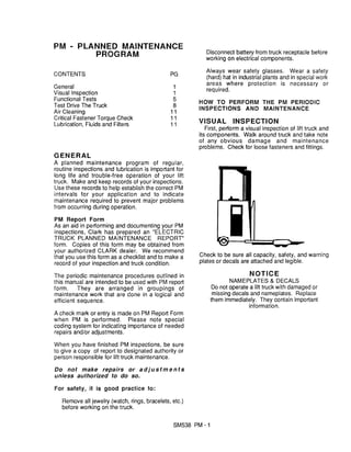Clark ns246 forklift service repair manual | PDF