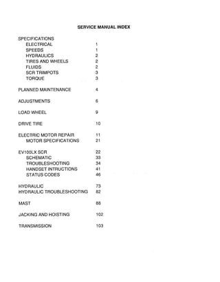 Clark op15 b service repair manual | PDF