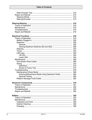 Clark op15 x forklift service repair manual | PDF