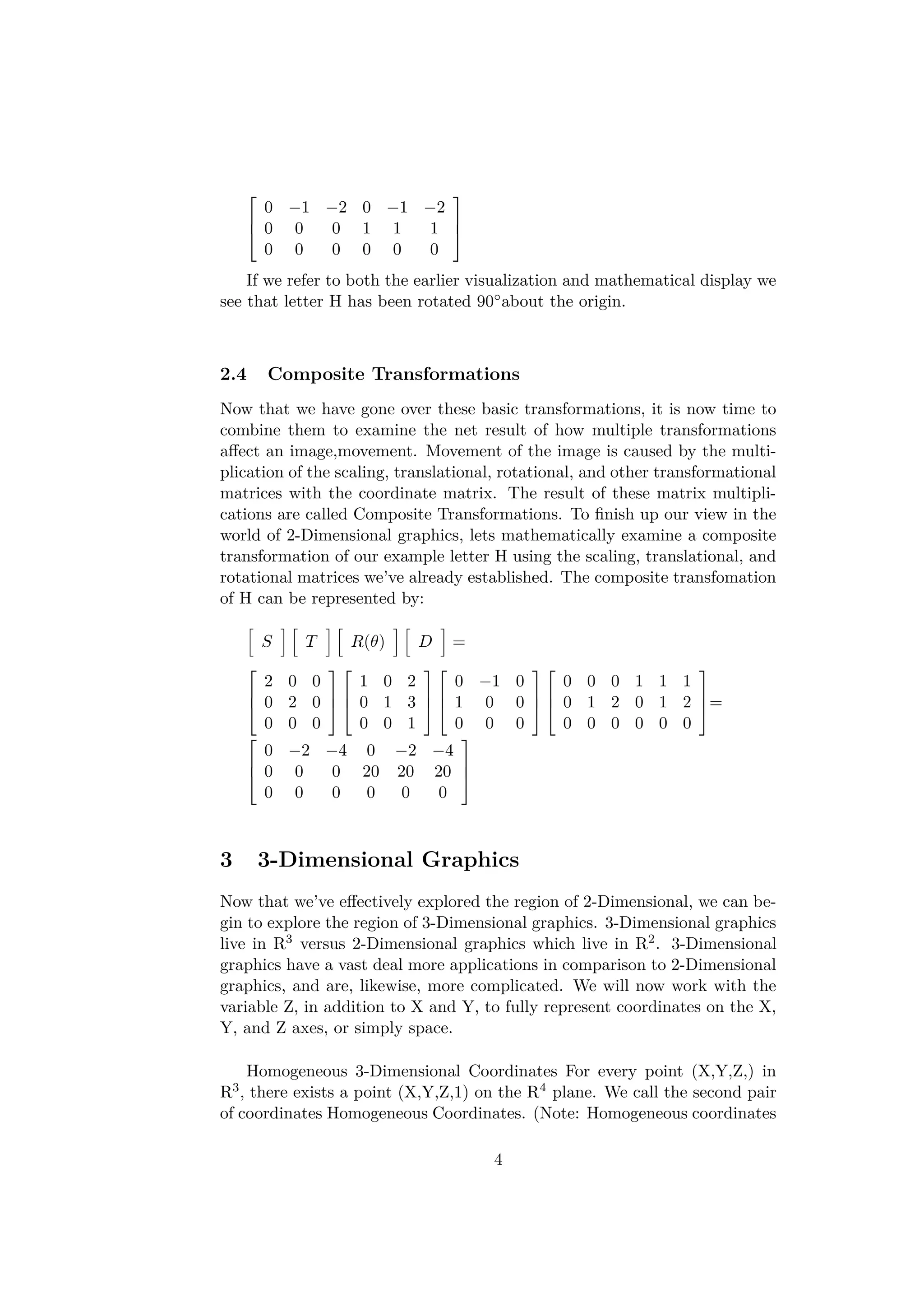 Computer Graphics & linear Algebra | PDF