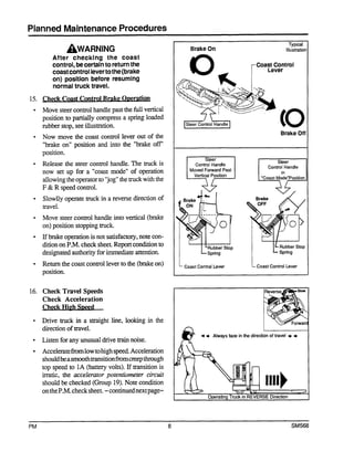 Clark pwd 36 forklift service repair manual | PDF