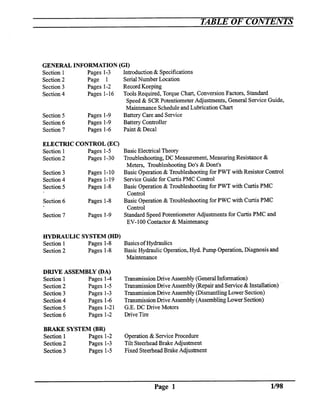 Clark pwt 7 service repair manual | PDF