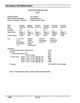Clark pwt 7 service repair manual | PDF